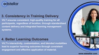 Advantages of instructor-led virtual training | PPT