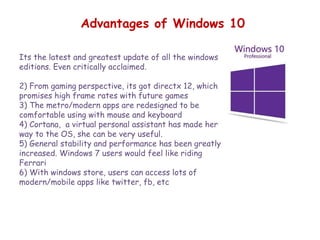 Microsoft Windows 10 Professional | PPTX