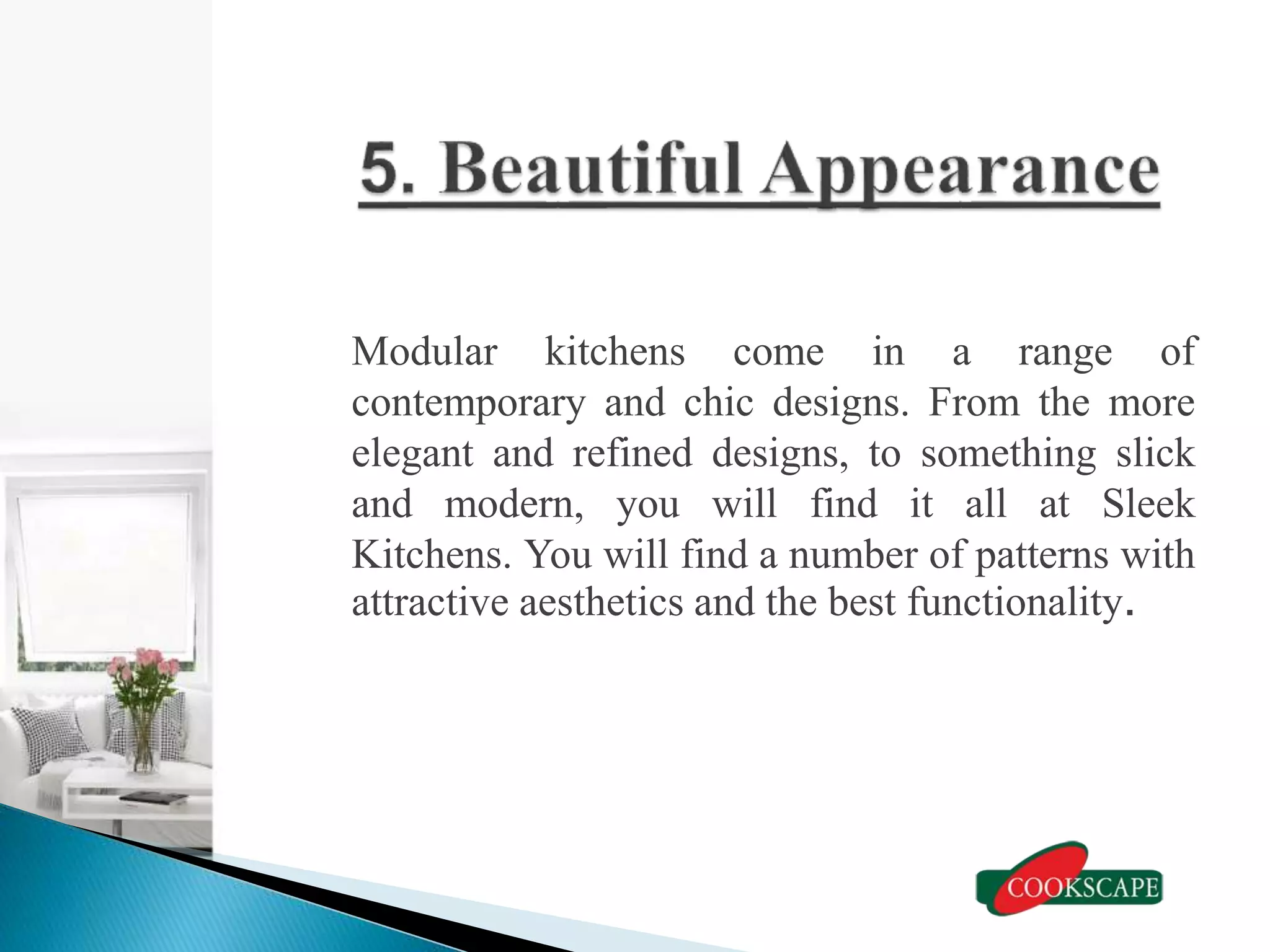 Advantages of modular kitchens designs | PPTX