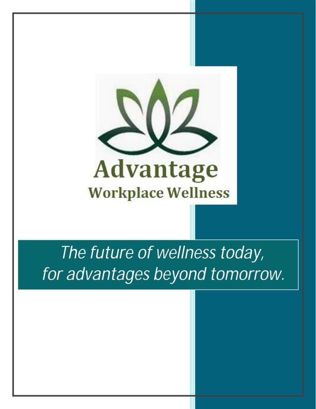 Advantage Workplace Wellness Corporate Wellness | PDF