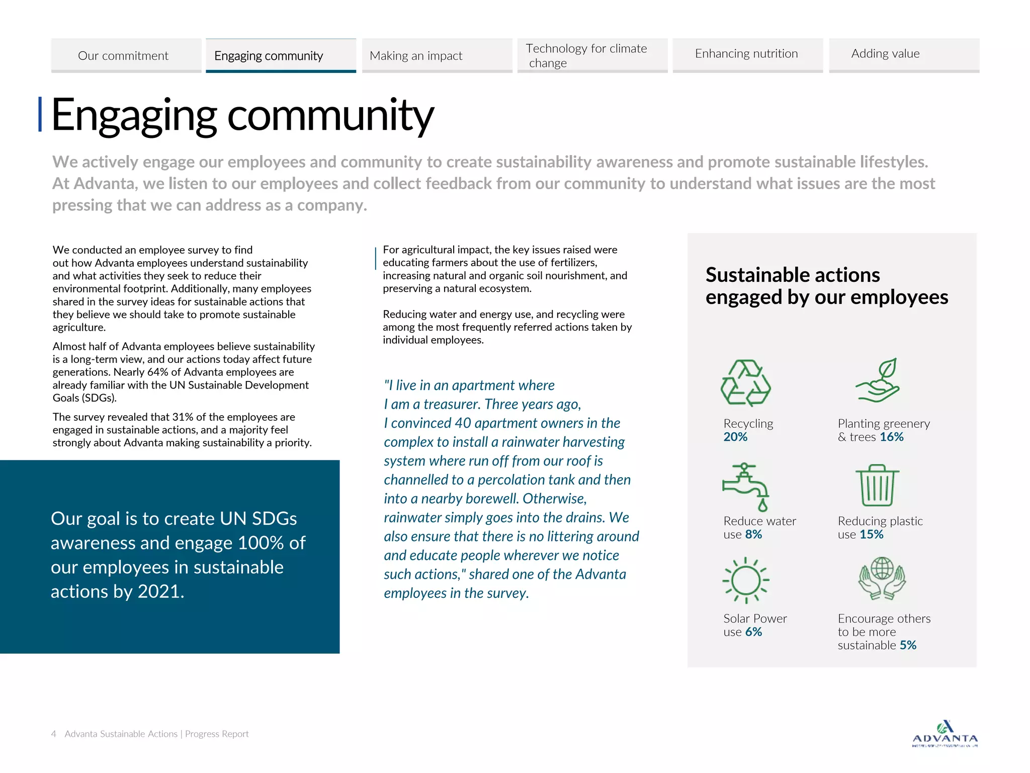 Advanta Seeds Sustainable Report | PPTX