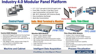 Advantech Industrial IoT FPM-7002 industrial modular monitor | PDF ...