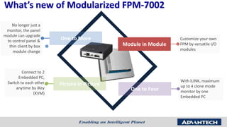 Advantech Industrial IoT FPM-7002 industrial modular monitor | PDF ...