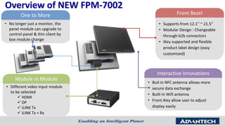 Advantech Industrial IoT FPM-7002 industrial modular monitor | PDF ...