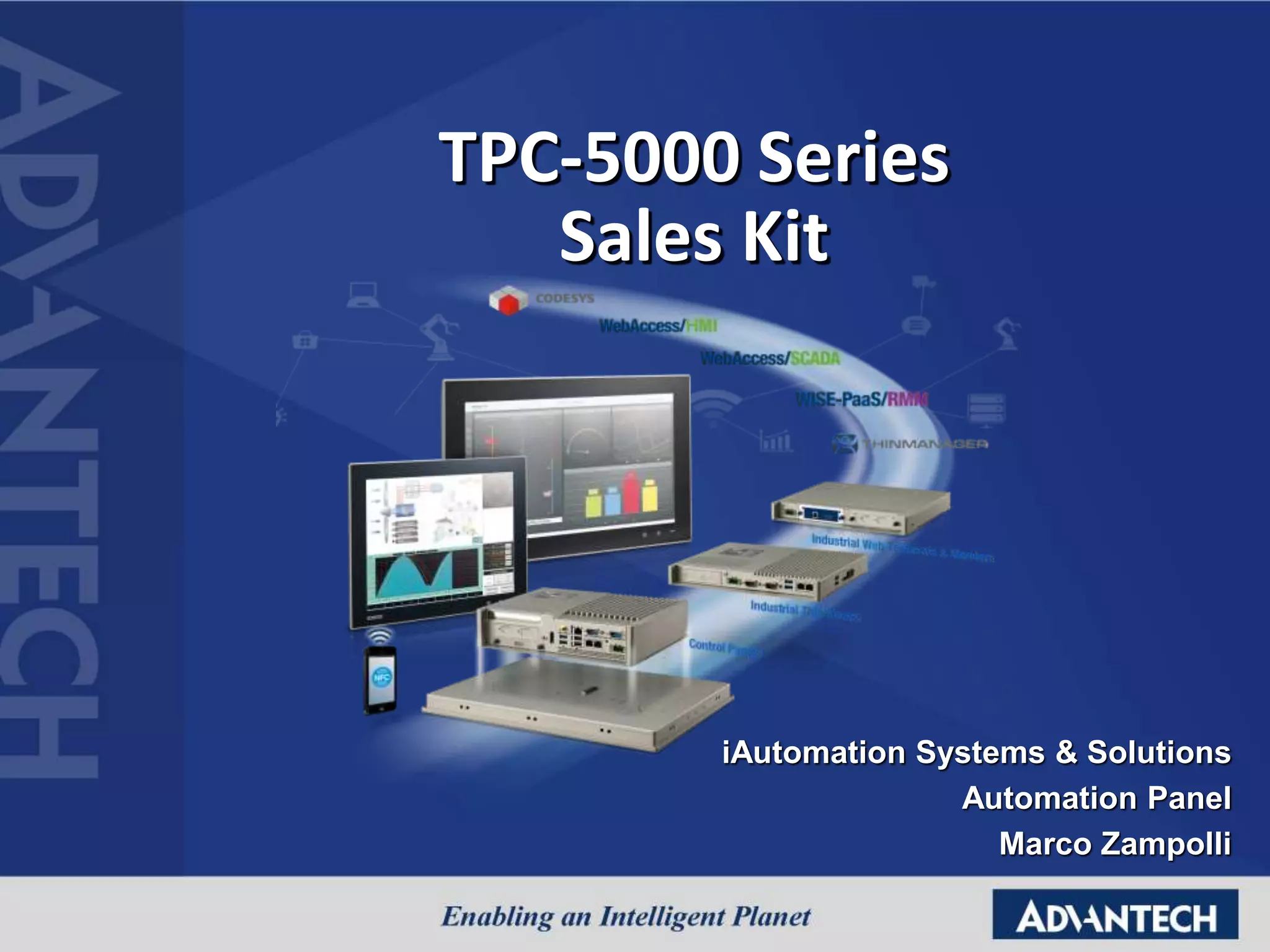 Advantech Industrial IoT TPC-5000 Controlpanel sales kit | PPT