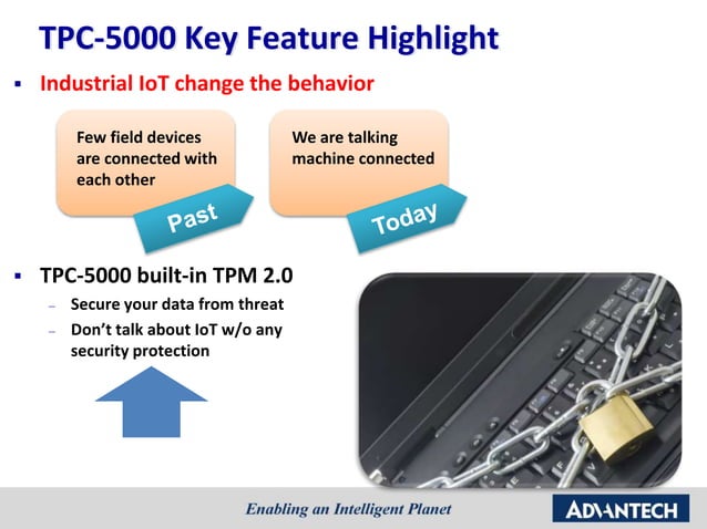 Advantech Industrial IoT TPC-5000 Controlpanel sales kit | PPT