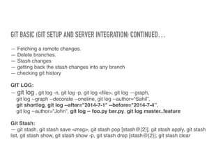 Advanted git | PDF | Operating Systems | Computer Software and Applications