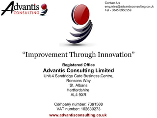 Advantis Consulting Ltd 2011 | PPT