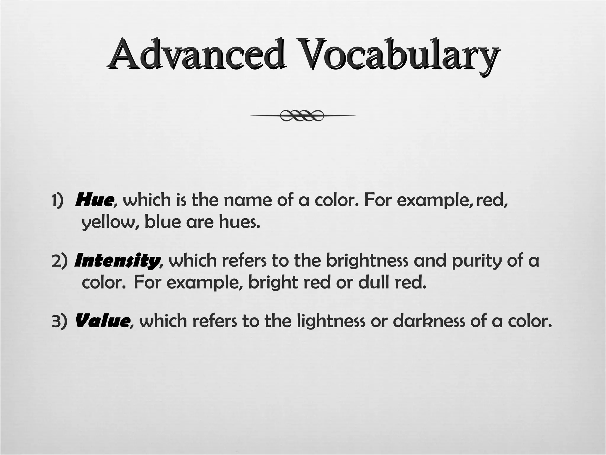 Advanced Art - High School - Color Theory | PPT