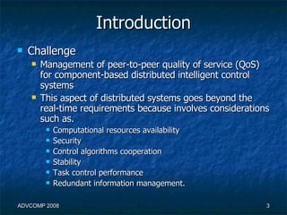 Middleware with QoS support to control intelligent systems | PPT ...