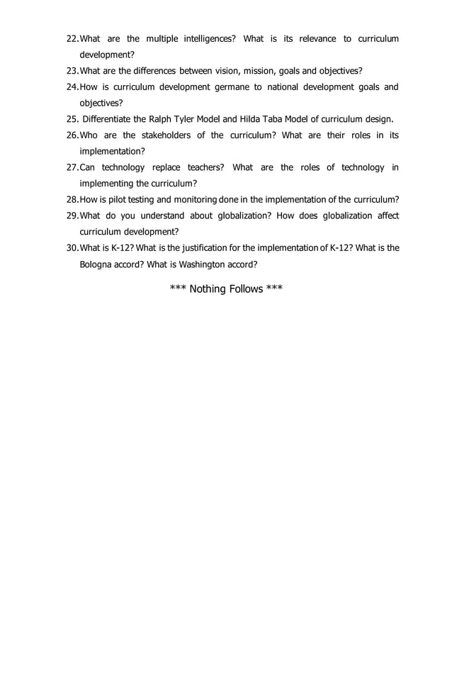 Adv curdev exam final | PDF