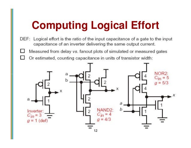 Advd lecture 7 logical effort