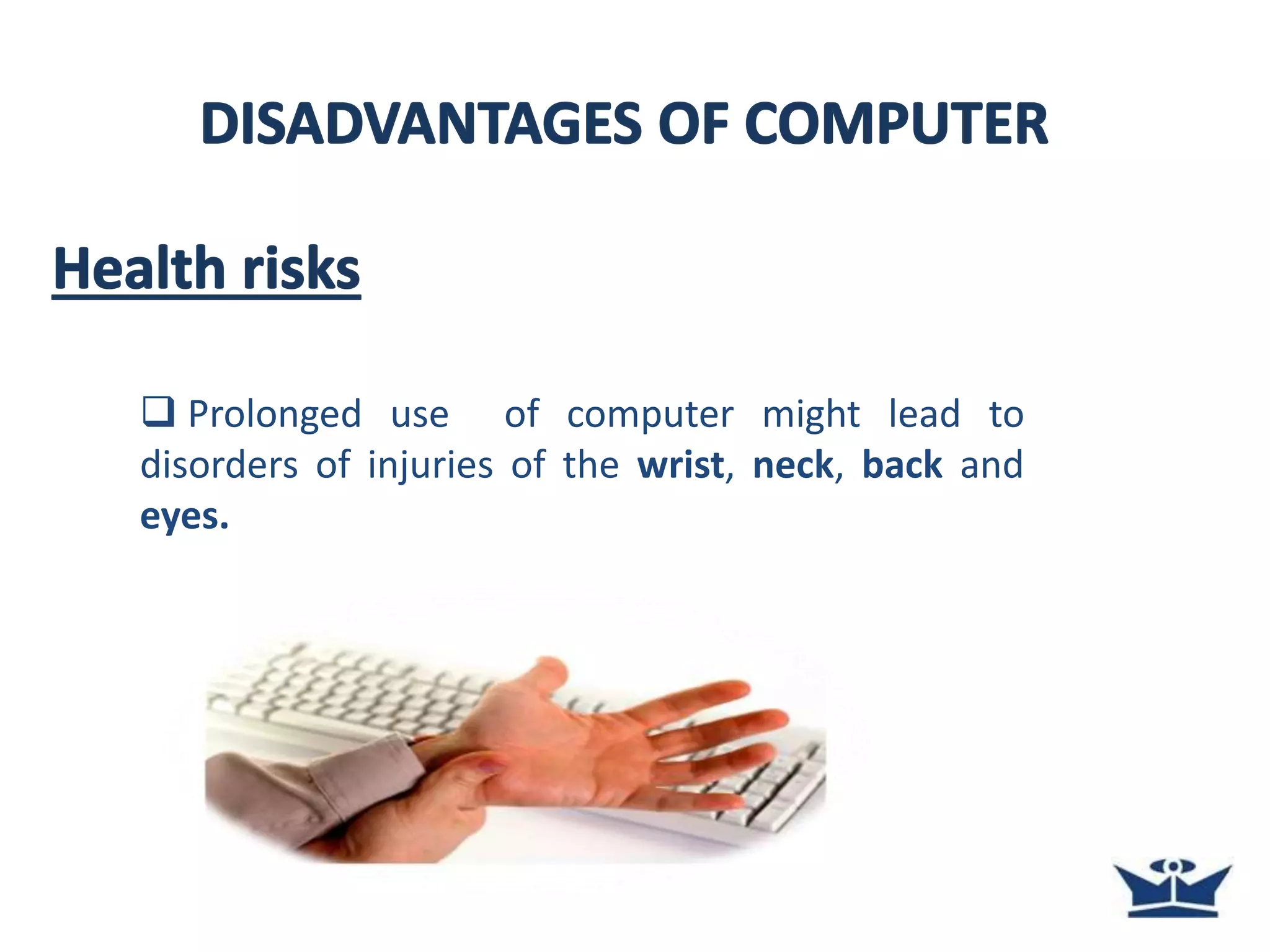 advantages and disadvantages of computer | PPTX