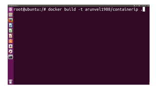 Advanced Docker Hands On | PPT