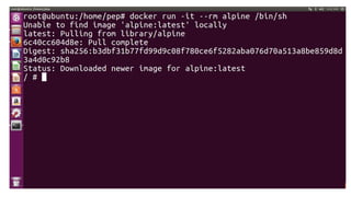 Advanced Docker Hands On | PPT