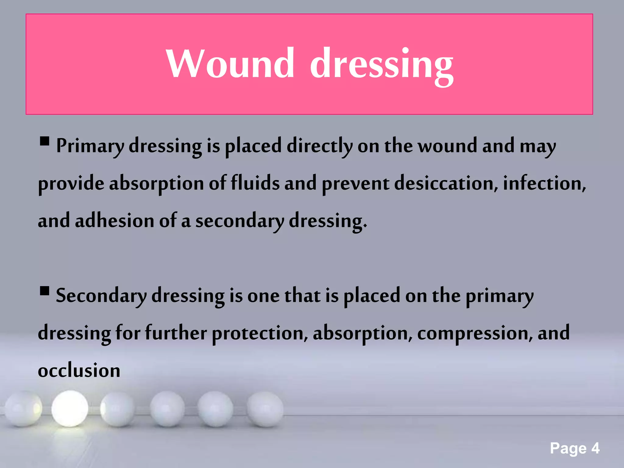 Advanced dressing | PPTX
