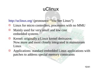 Advancement on embedded linux-v2 | PPT