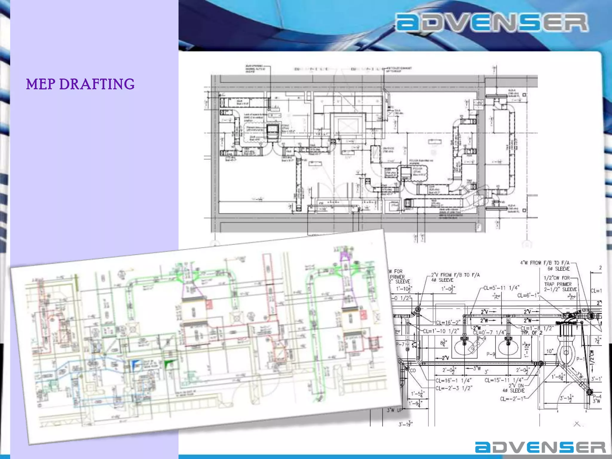 Advenser MEP CAD services | PPTX
