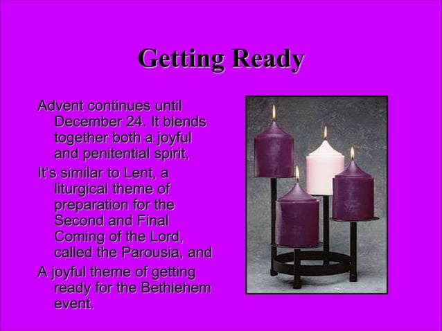 the season of advent | PPSX | National & Civic Holidays | Holidays