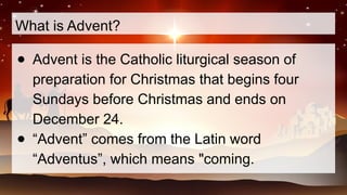 Advent PowerPoint Presentation For Catholic Schools | PPTX