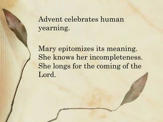 Advent - Mary | PPT