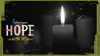 ADVENT: Hope | PPTX