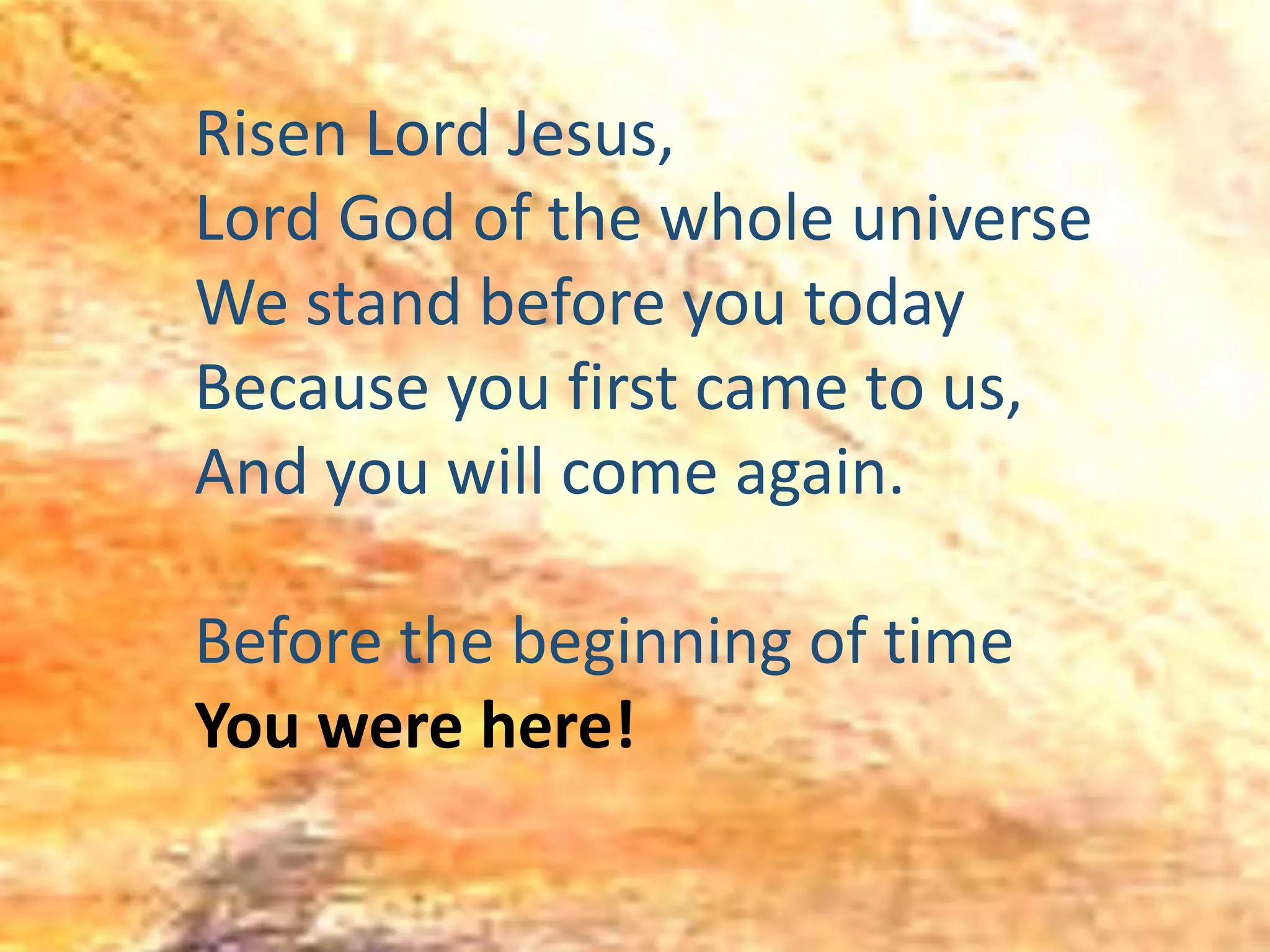 Advent communion | PPTX