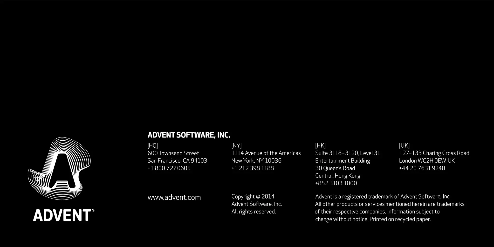 Advent for Investment Management | PDF