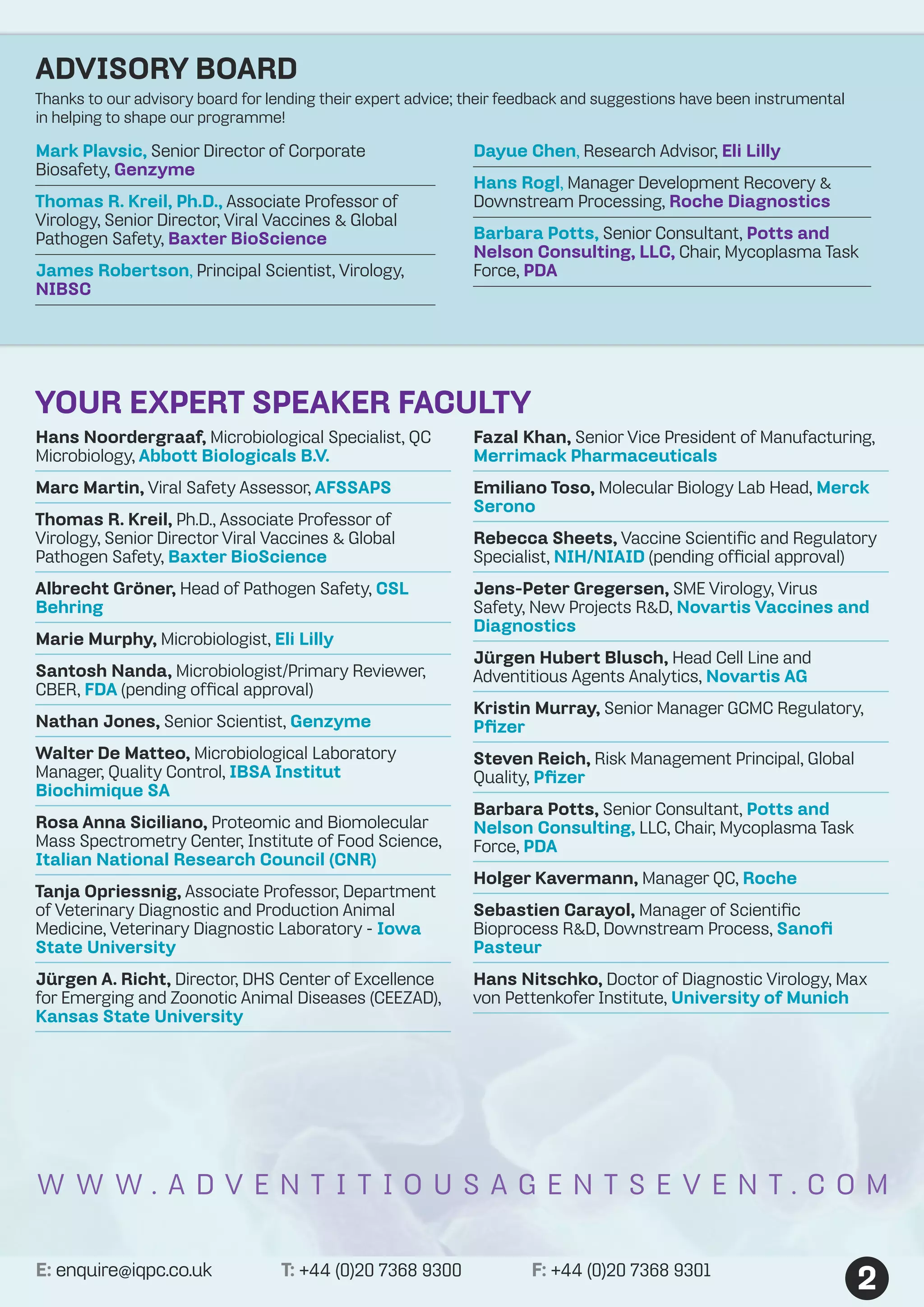 Adventitious Agent Pdfw | PDF