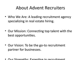 Advent_Recruiters_Employee_Joining_Presentation | PPT