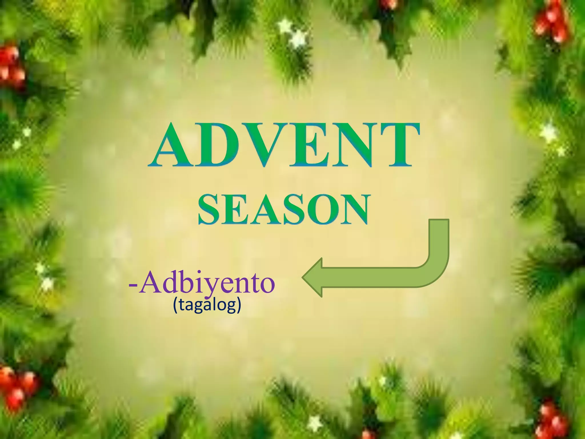 Advent Wreath (Saymond | PPTX