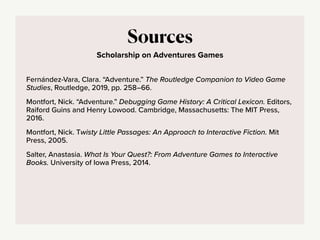 Adventure Games | PDF