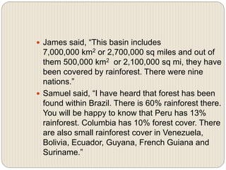 Adventure in The Amazon Rainforest - Short Story | PPTX