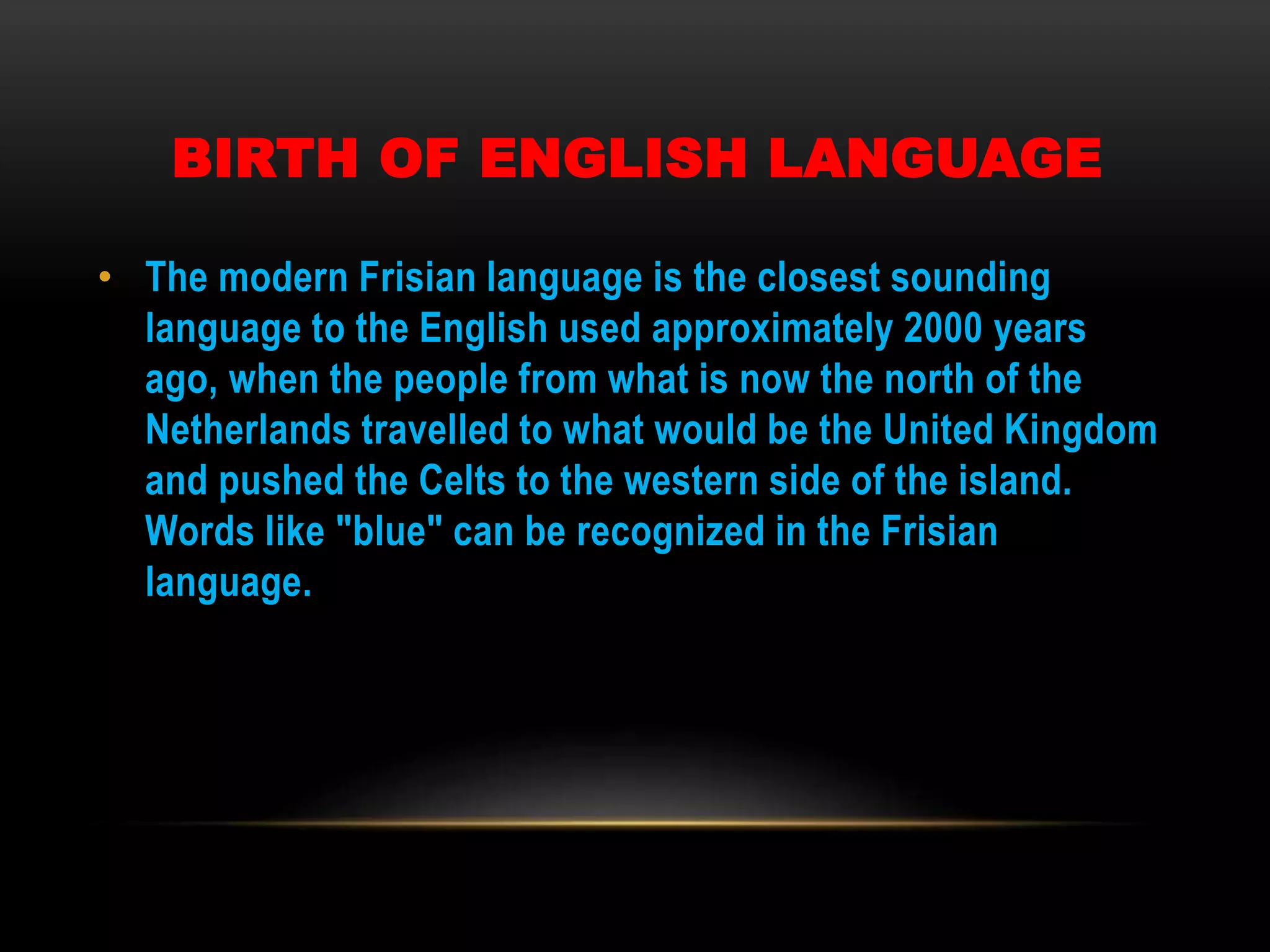 Adventure of english language | PPTX