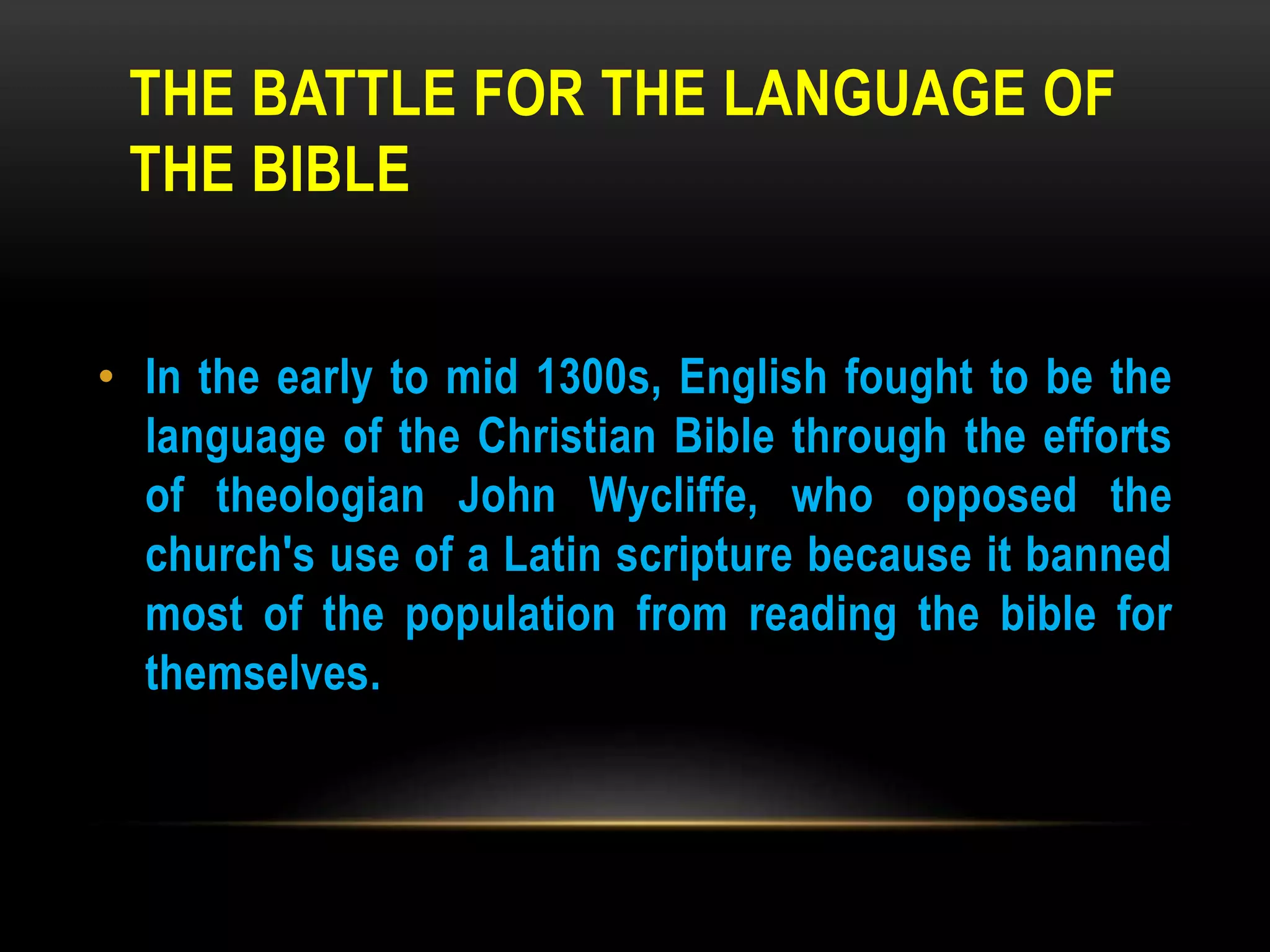 Adventure of english language | PPTX