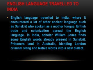 Adventure of english language | PPTX