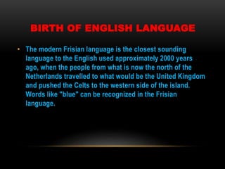Adventure of english language | PPTX | Genealogy and Ancestry | Hobbies ...