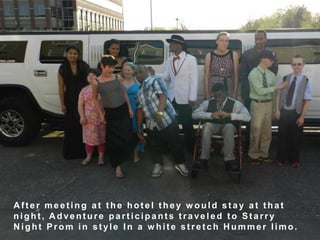 A starry night for our clients with special needs: Adventure goes to ...