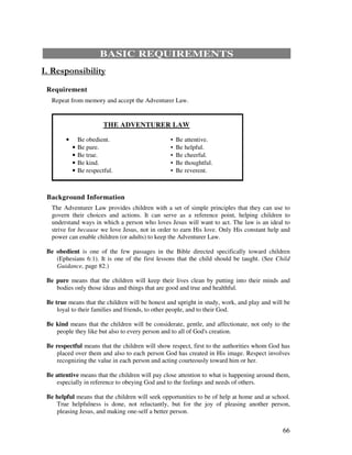 Adventurer teachers resources manual | PDF