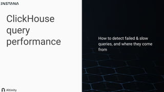 Adventures in Observability - Clickhouse and Instana | PPT