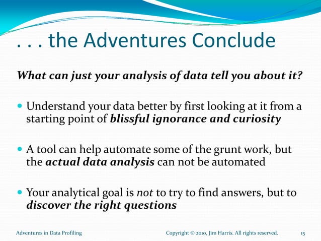 Adventures in Data Profiling | PDF