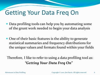 Adventures in Data Profiling | PDF