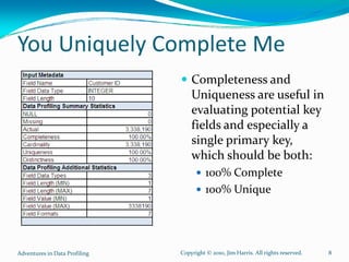 Adventures in Data Profiling | PDF
