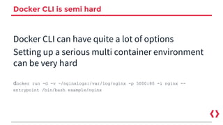 Adventures in docker compose | PPT