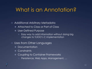 Adventures in TclOO | PPTX