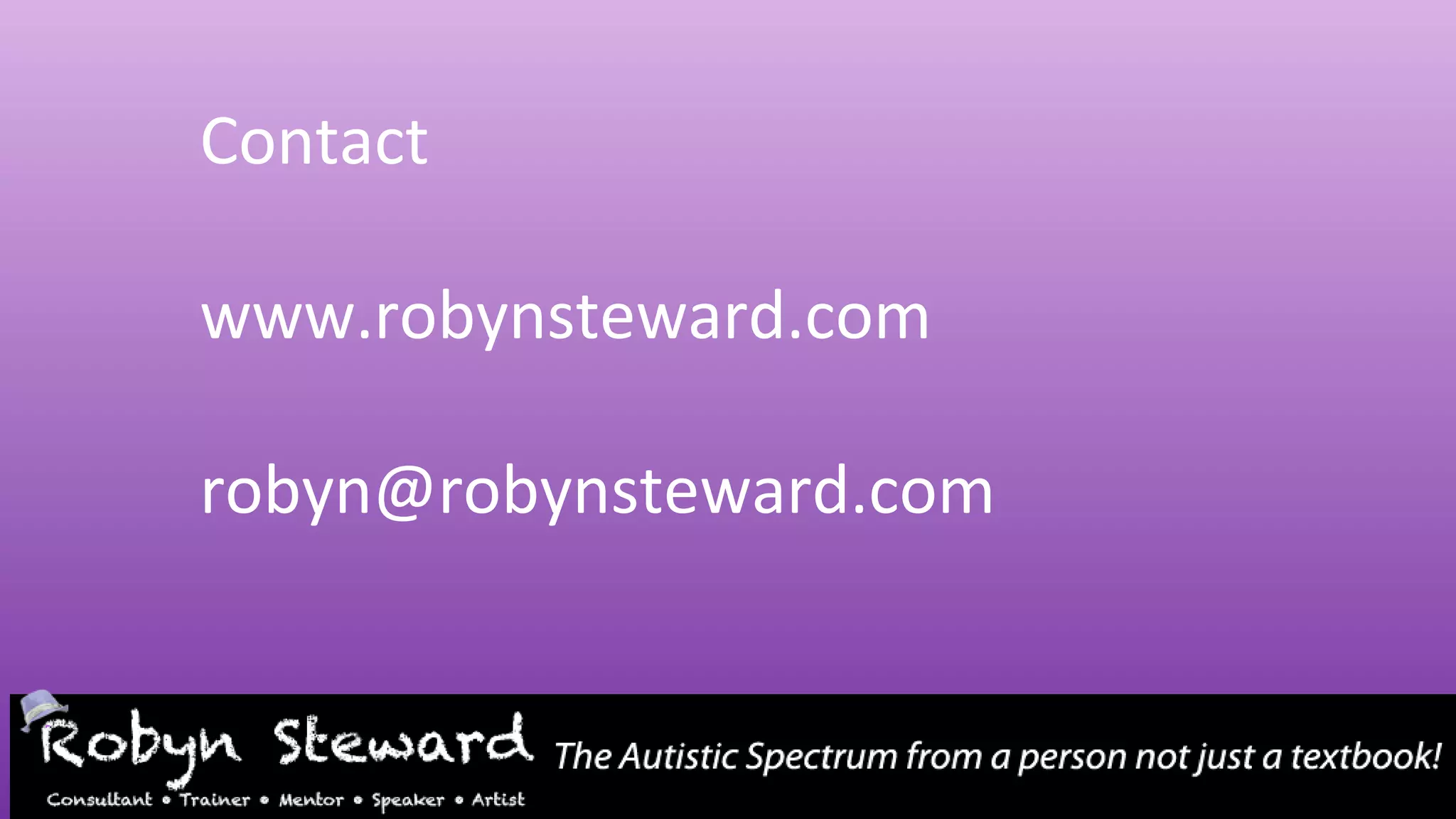 Tips for success and happiness on the autism spectrum | PPT