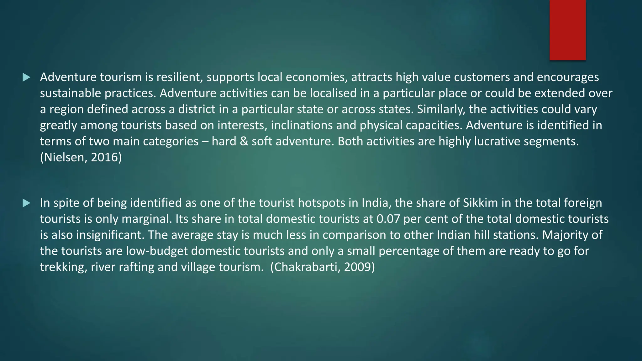 Adventure Tourism Scope Status and Challenges - A Case Study of Sikkim.pptx