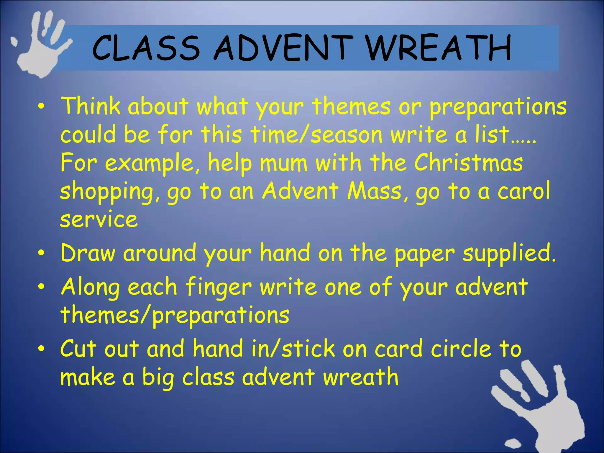 Advent - A Time of Waiting & Preparation | PPT