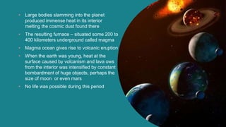 evolution of earth | PPT