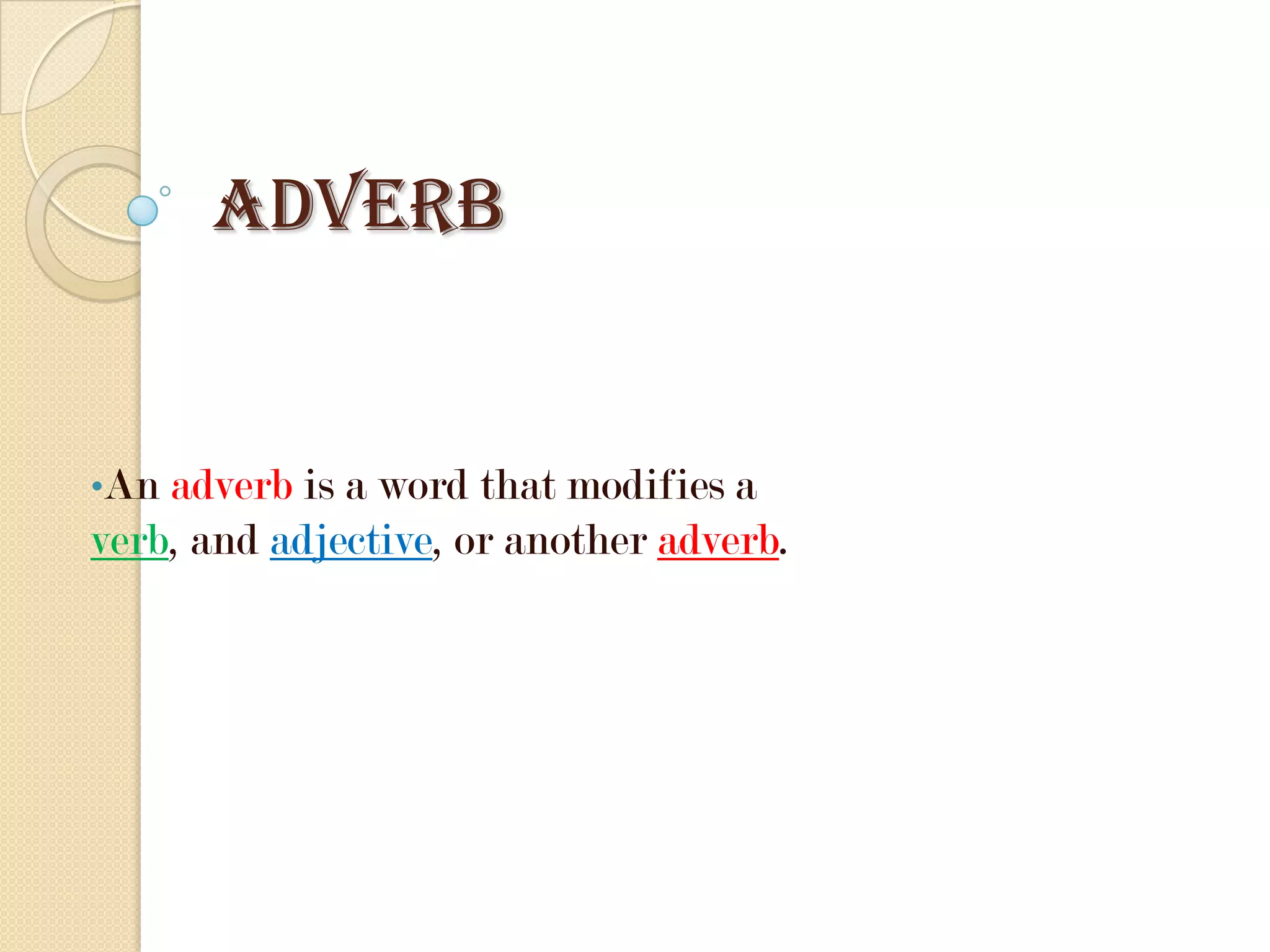 Adverb | PPT